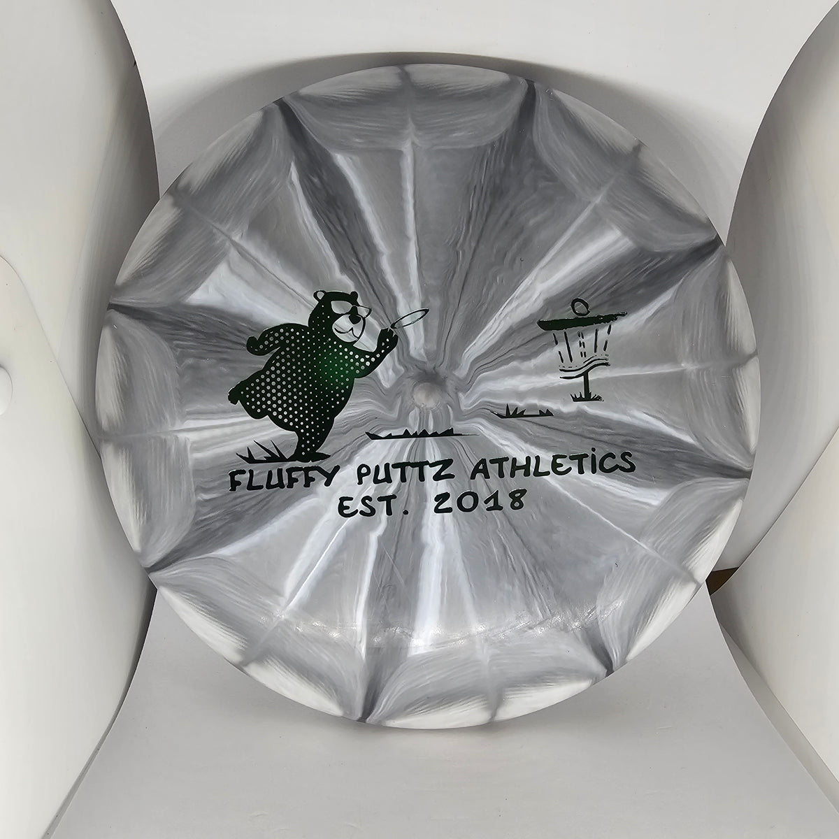 Latitude 64° Retro Burst Keystone- Fluffy Puttz Stamp – Tri-Fly Disc Golf