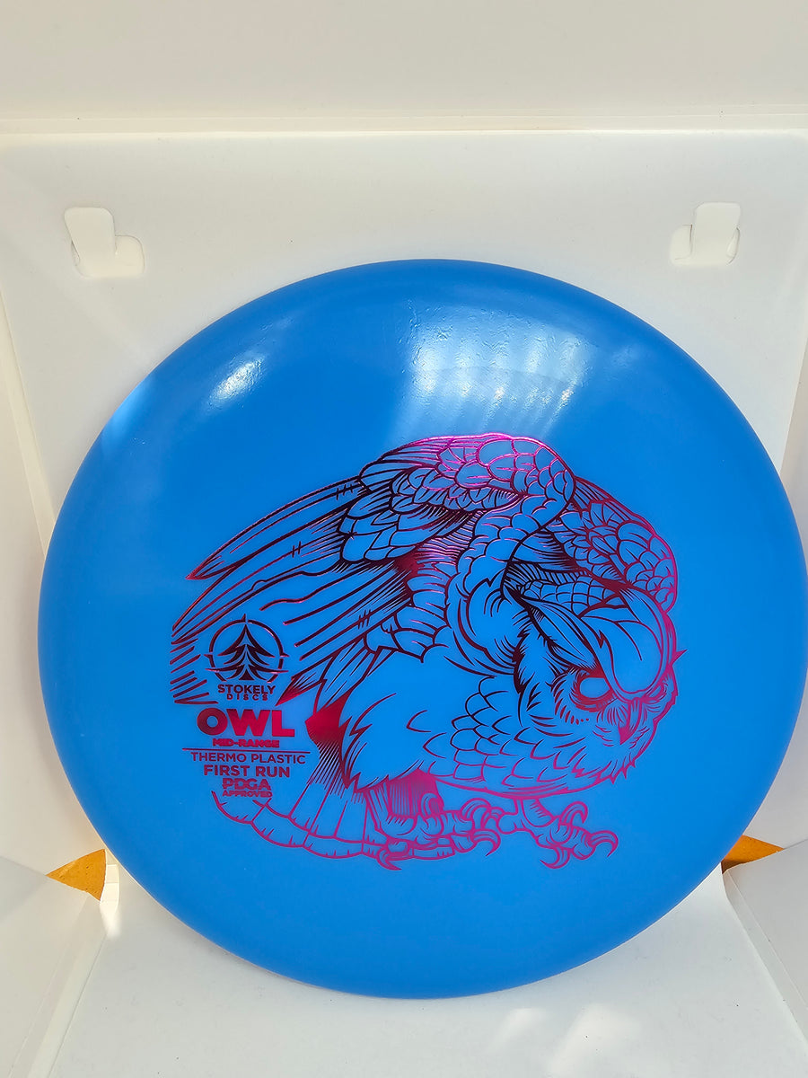 Stokely Discs First Run Thermal Owl – Tri-Fly Disc Golf